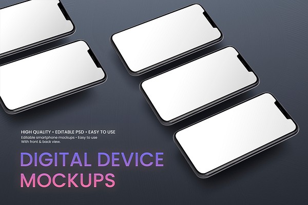 Mobile phone screen mockup psd | Premium PSD - rawpixel