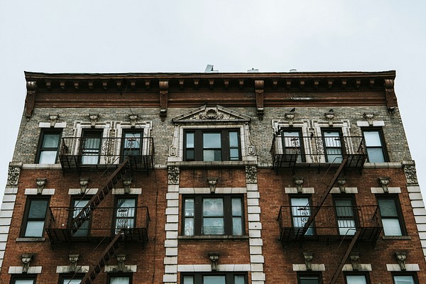 Brick building in a city | Free Photo - rawpixel