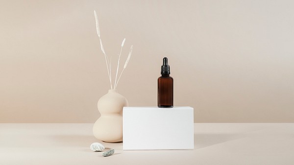 Brown glass dropper bottle white | Premium Photo - rawpixel