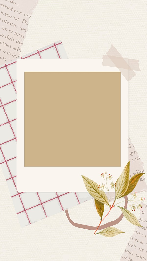 Frame background wallpaper vector Polaroid | Premium Vector - rawpixel