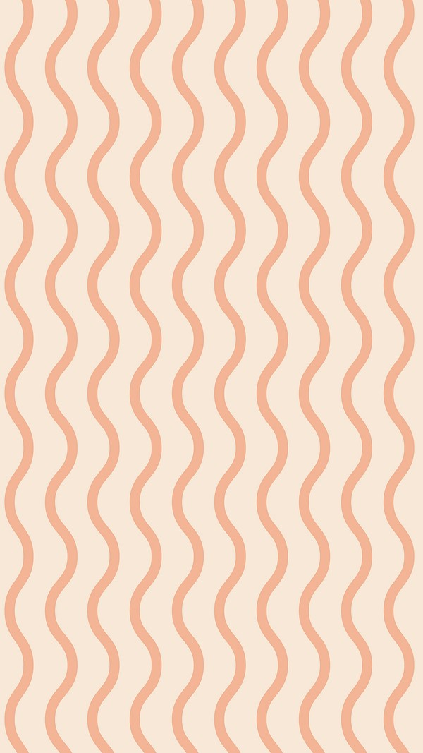 Wave pattern phone wallpaper, beige | Free Photo - rawpixel
