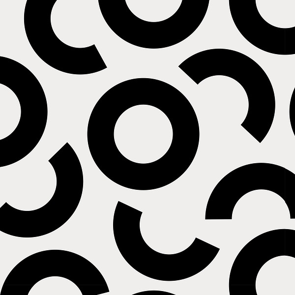 Abstract circle pattern background, black | Premium Vector - rawpixel