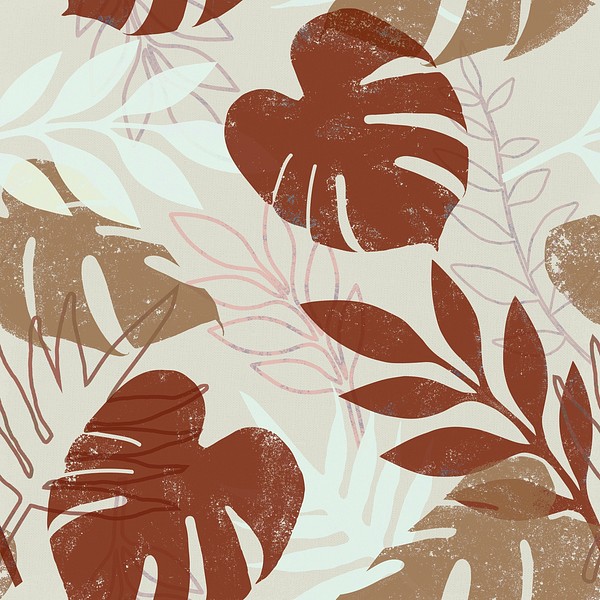 Earthy tropical pattern background, nature | Premium PSD - rawpixel