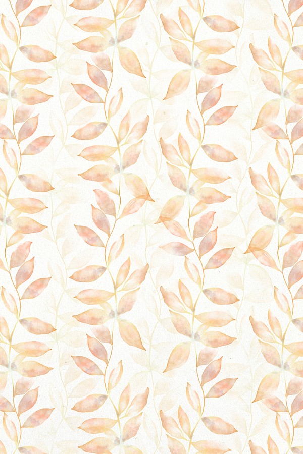 Orange botanical background, leaf graphic | Premium Photo Illustration ...