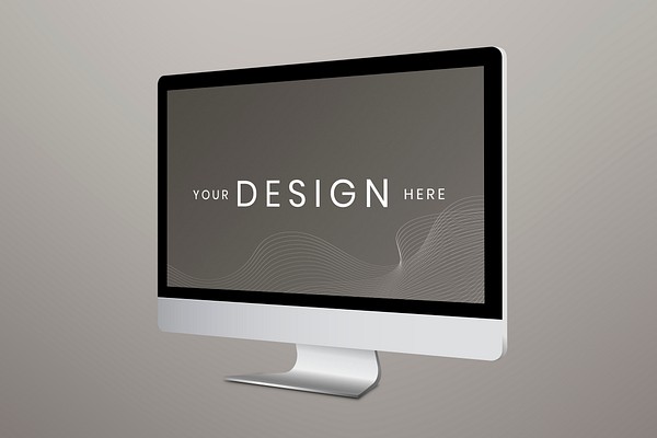 Blank computer screen mockup design | Premium PSD Mockup - rawpixel