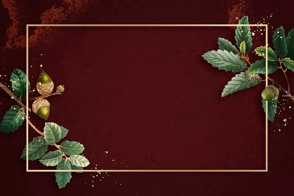 Hand drawn oak leaf pattern | Premium Vector - rawpixel