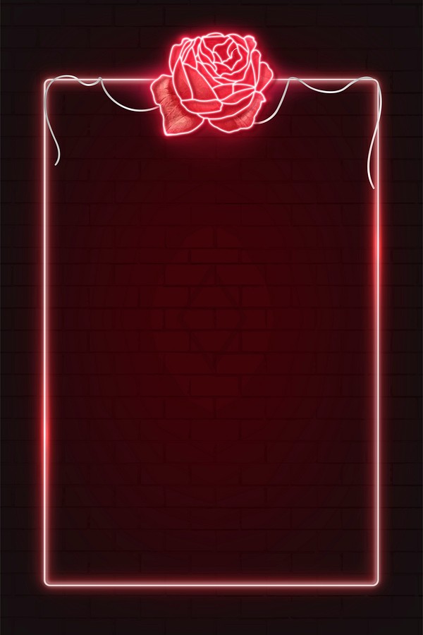 Red neon rectangle frame vector | Premium Vector - rawpixel