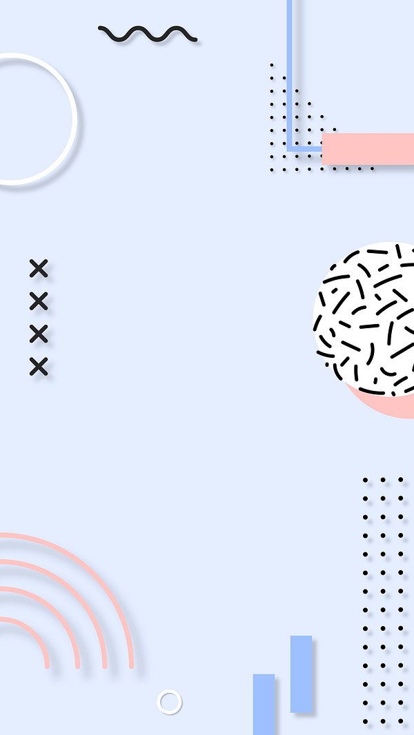 Pastel Memphis Facebook story background | Premium Vector - rawpixel