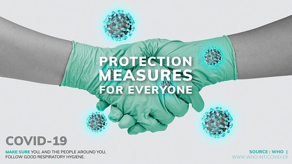 COVID-19 protection measures everyone template | Free Vector - rawpixel
