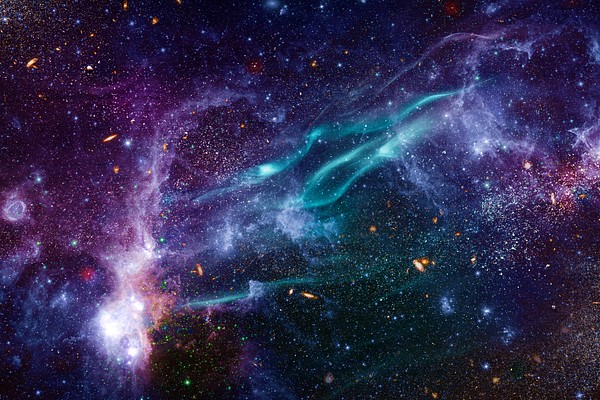 Galaxy in space textured background | Premium Photo - rawpixel