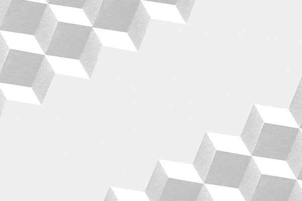 3D white paper craft cubic | Premium PSD - rawpixel