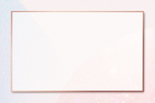 Rose gold psd rectangular frame | Free PSD - rawpixel