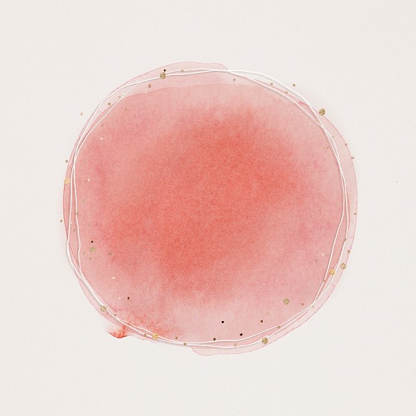 Red abstract watercolor blob on white | Premium PSD - rawpixel