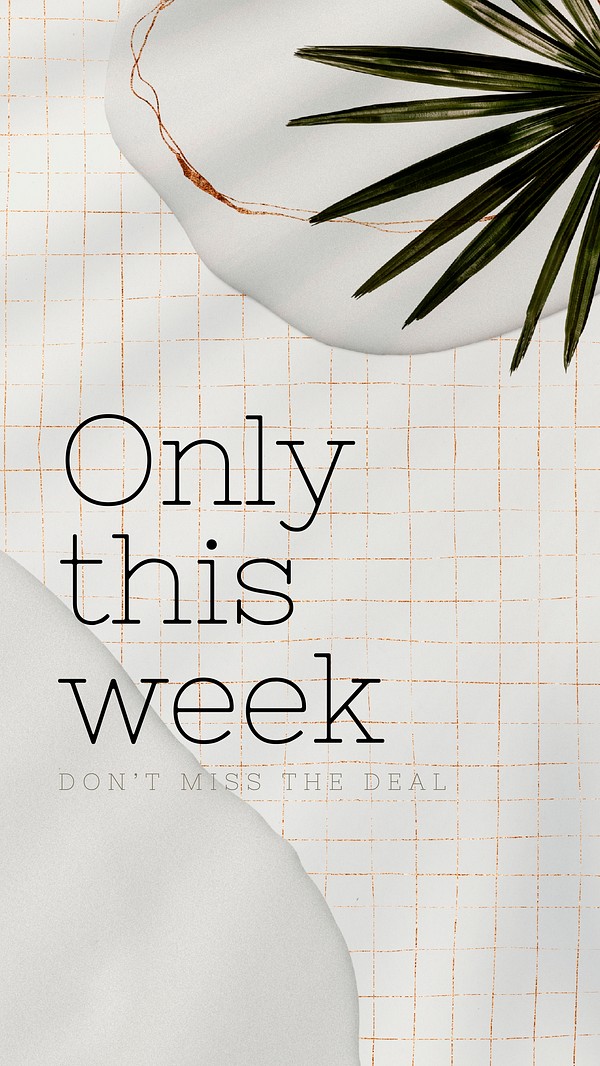 Only this week deal template | Premium Vector Template - rawpixel