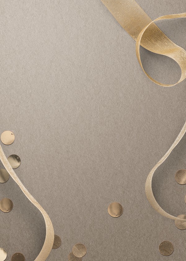 Gold confetti pattern frame psd | Premium PSD - rawpixel