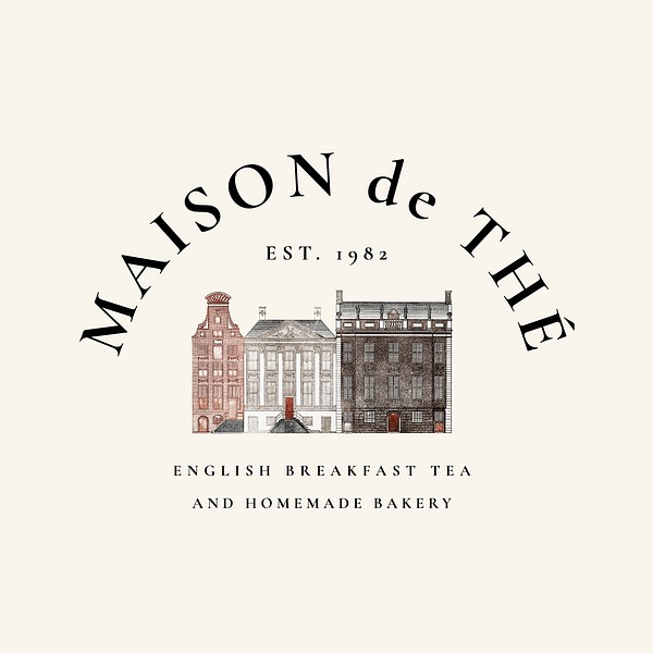 Aesthetic cafe logo illustration, remixed | Free Photo - rawpixel