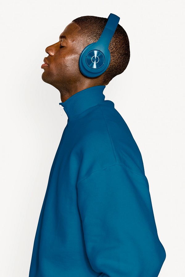 Man listening to music in headphones | Premium Photo - rawpixel