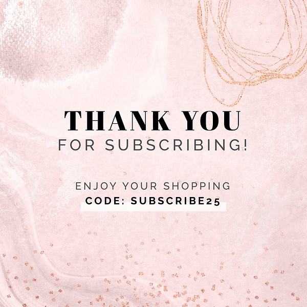 Thank you subscribing Memphis social | Premium Vector Template - rawpixel