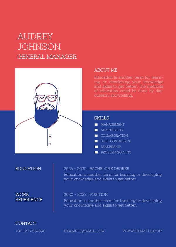 Professional resume editable template downloadable | Premium PSD ...