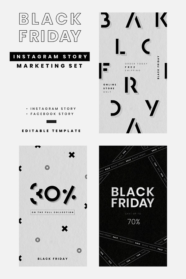 Black Friday vector discounts social | Premium Vector - rawpixel
