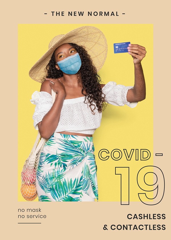 New normal poster template psd | Free PSD Template - rawpixel