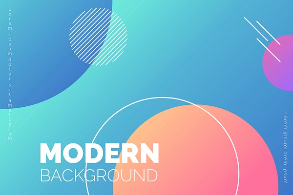 Colorful round modern background vector | Premium Vector - rawpixel