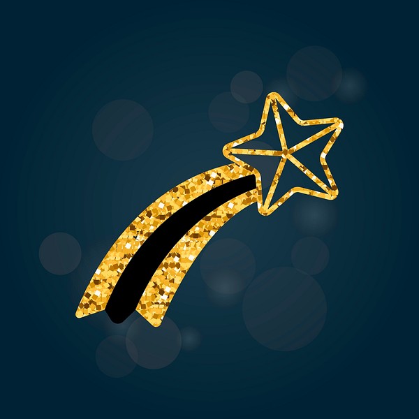 Illustration of shooting star icon | Premium Vector - rawpixel