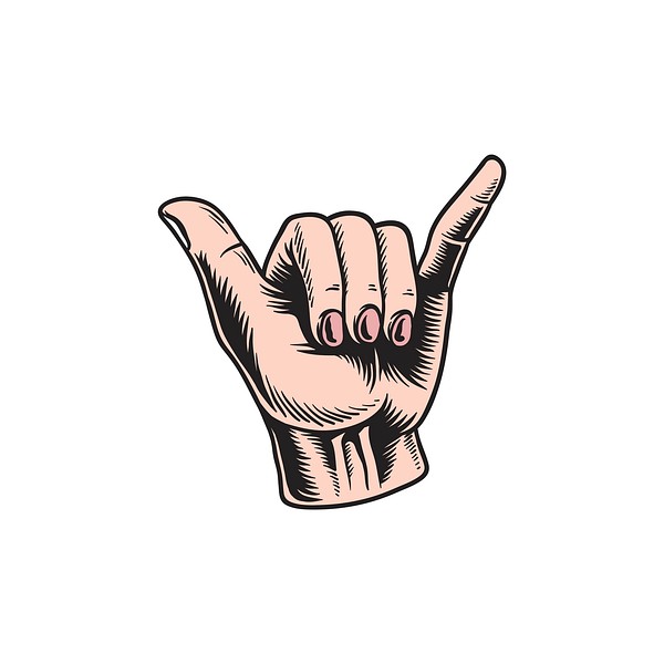 Illustration of a hand sign | Premium Vector Illustration - rawpixel