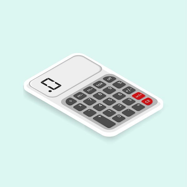 Vector image of calculator icon | Free Vector - rawpixel