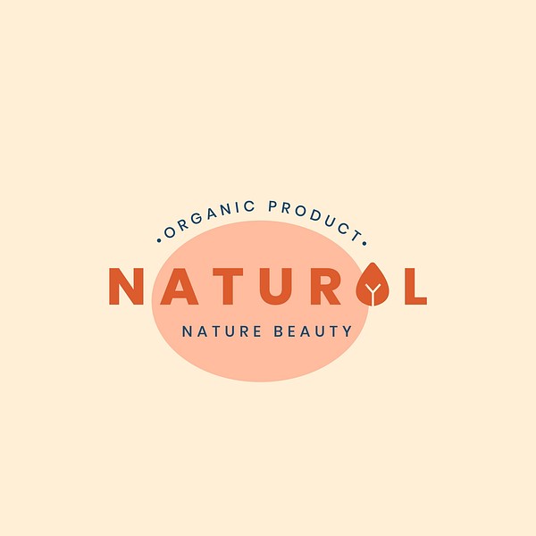 Natural brand logo badge design | Premium Vector - rawpixel
