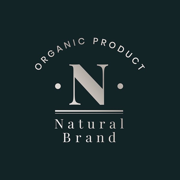 Natural brand logo badge vector | Free Vector - rawpixel