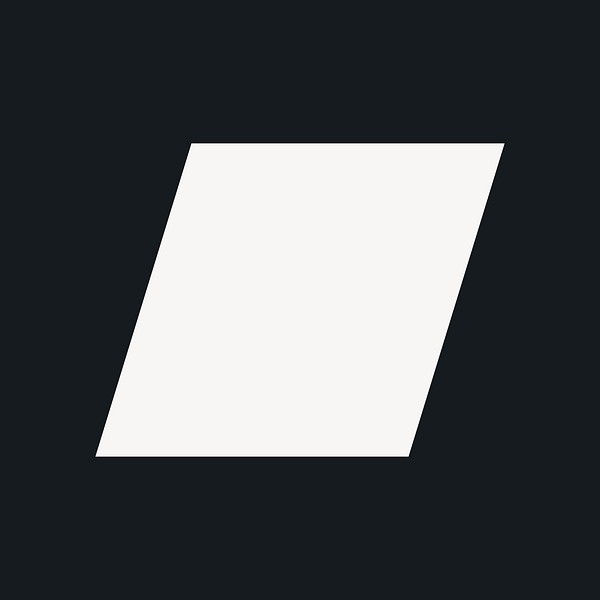 White slanted square element, simple | Premium PSD - rawpixel