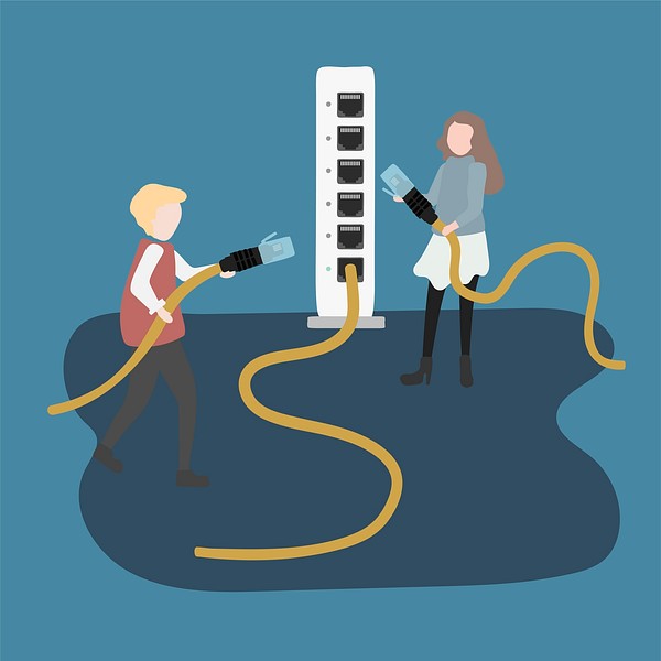 Illustration human avatar using technology | Premium Vector ...