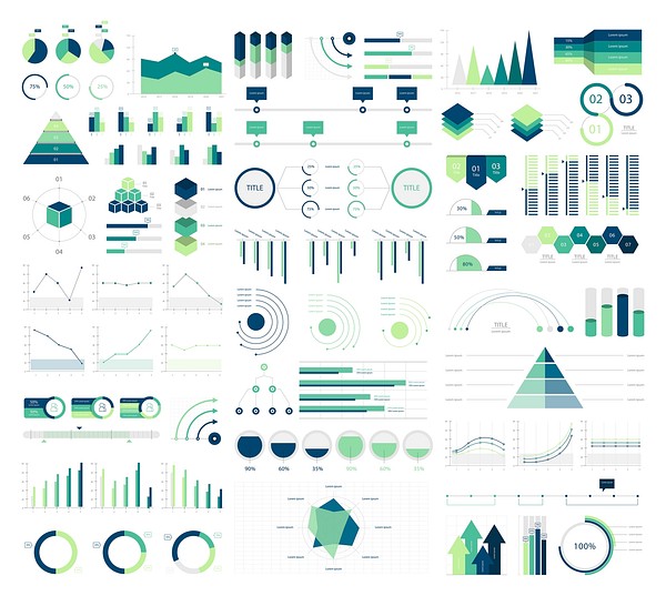 Set elements of infographic | Premium Vector - rawpixel