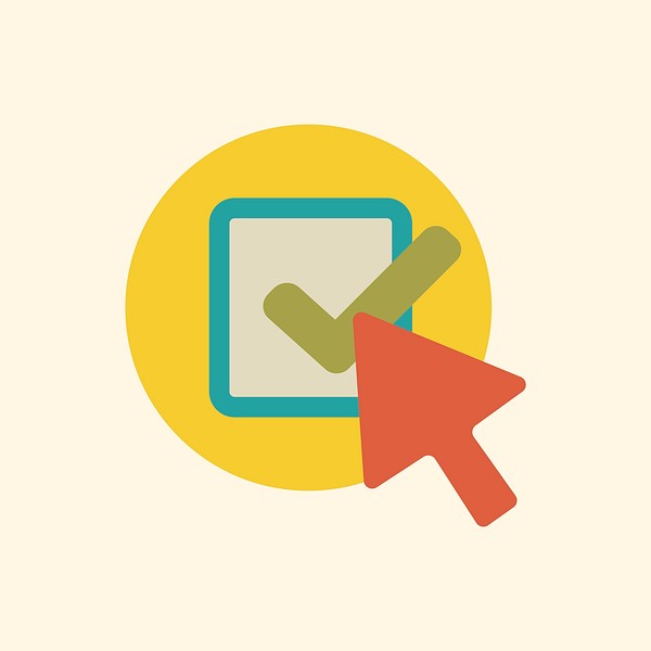 Illustration of check arrow icon | Premium Vector - rawpixel