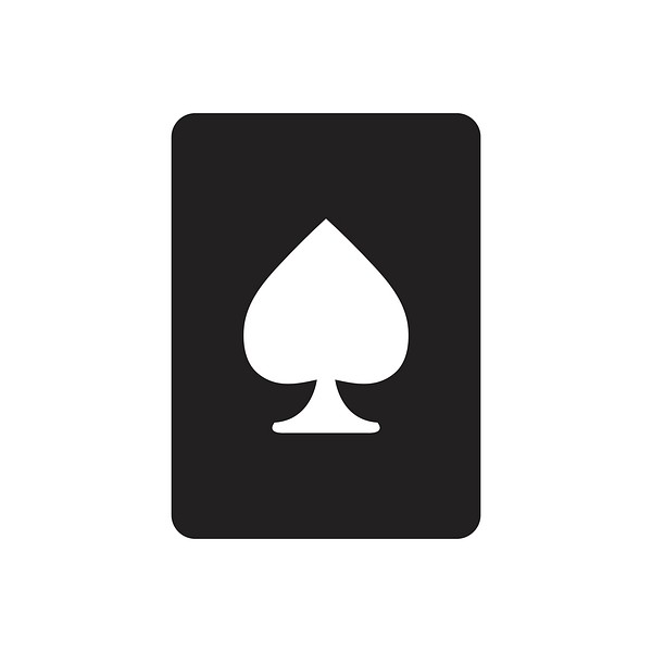 Spade playing card icon illustration | Free Vector - rawpixel