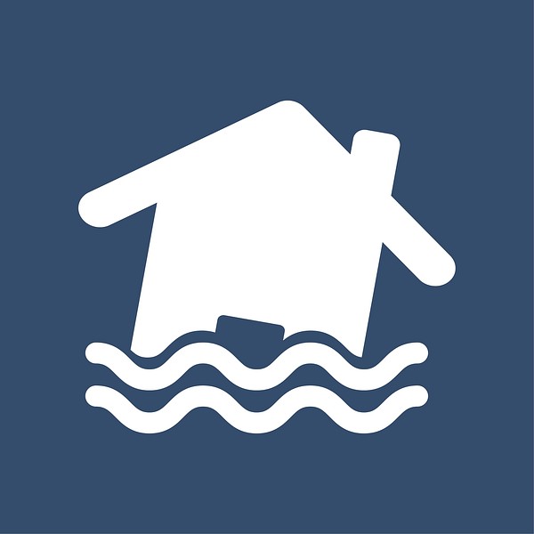 Sinking house disaster icon illustration | Premium Vector - rawpixel