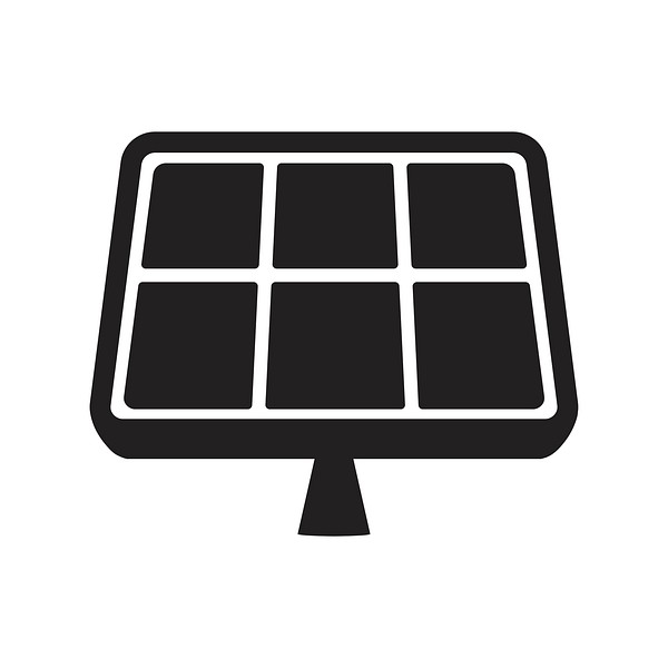 Solar cell logo icon illustration | Premium Vector - rawpixel