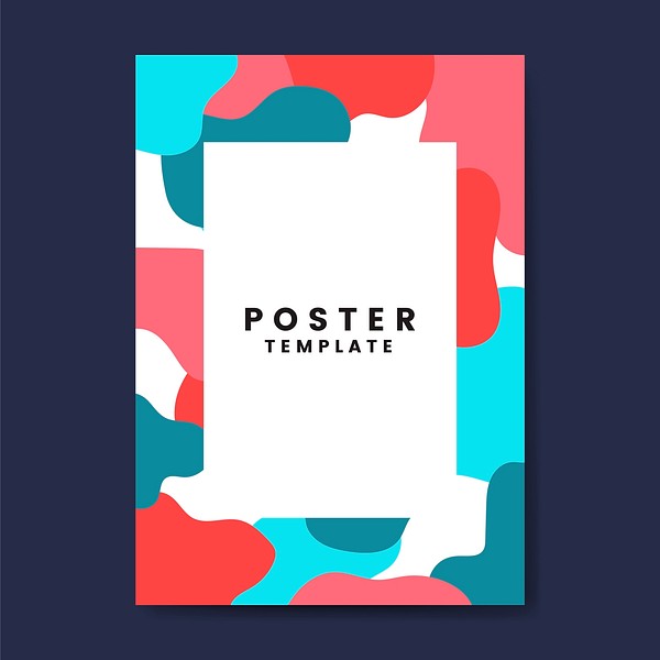 Cool and colorful poster template | Free Vector - rawpixel