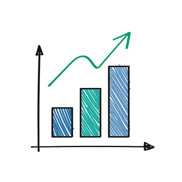 Positively growing and success graph | Premium Vector - rawpixel