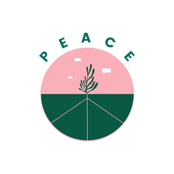 Peace on earth symbol illustration | Free Vector - rawpixel