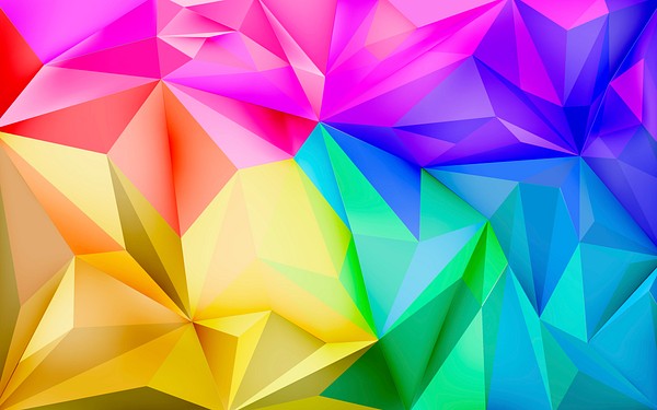 Background wallpaper polygons gradient colors | Premium Vector - rawpixel