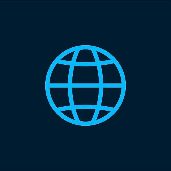 Blue global connection symbol vector | Free Icons - rawpixel