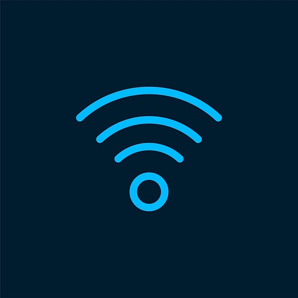 Blue wireless connection symbol vector | Free Icons - rawpixel