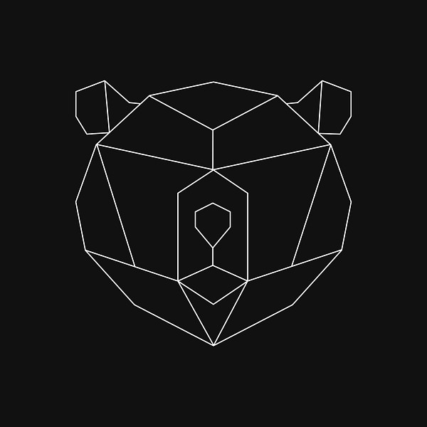 Linear illustration bear's head | Premium Vector - rawpixel