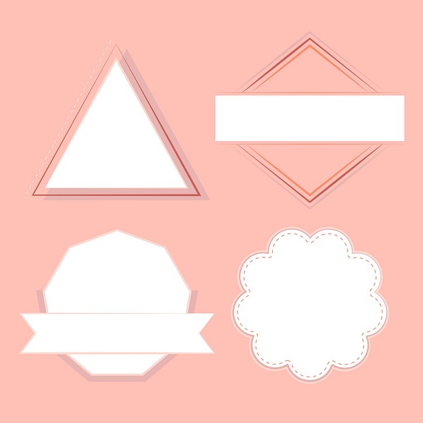 Set badges and emblems vector | Free Vector - rawpixel