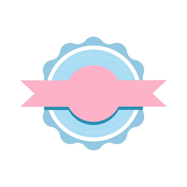 Pastel emblem badge design vector | Premium Vector - rawpixel