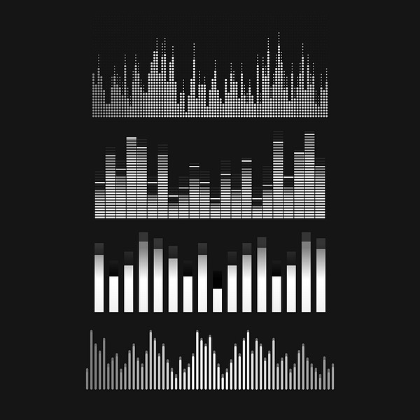Sound wave equalizer vector design | Free Vector - rawpixel