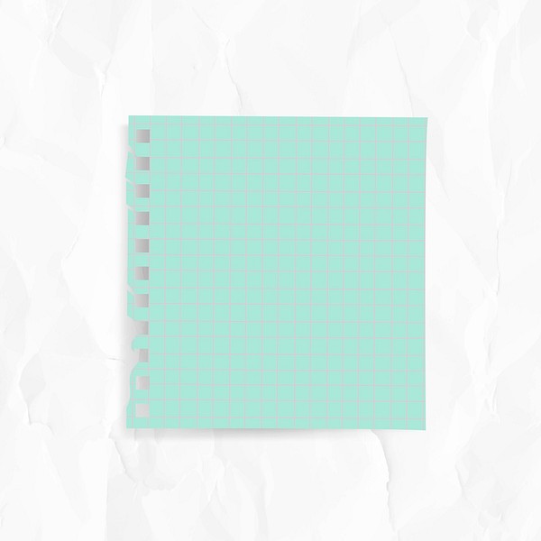 Mint green reminder note sticker | Free Vector - rawpixel