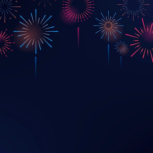 Firework explosions background design vector | Premium Vector - rawpixel
